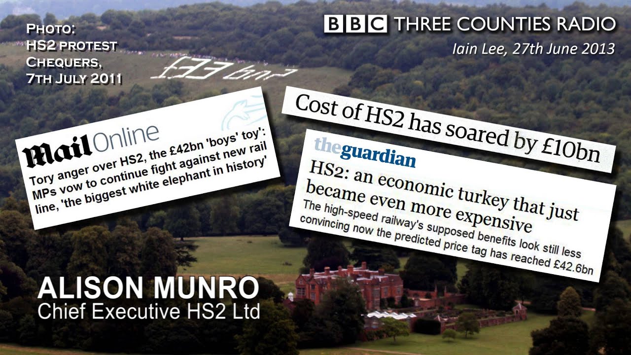 HS2 Ltd CEO Alison Munro falls flat on her arse defending the #HS2 ...