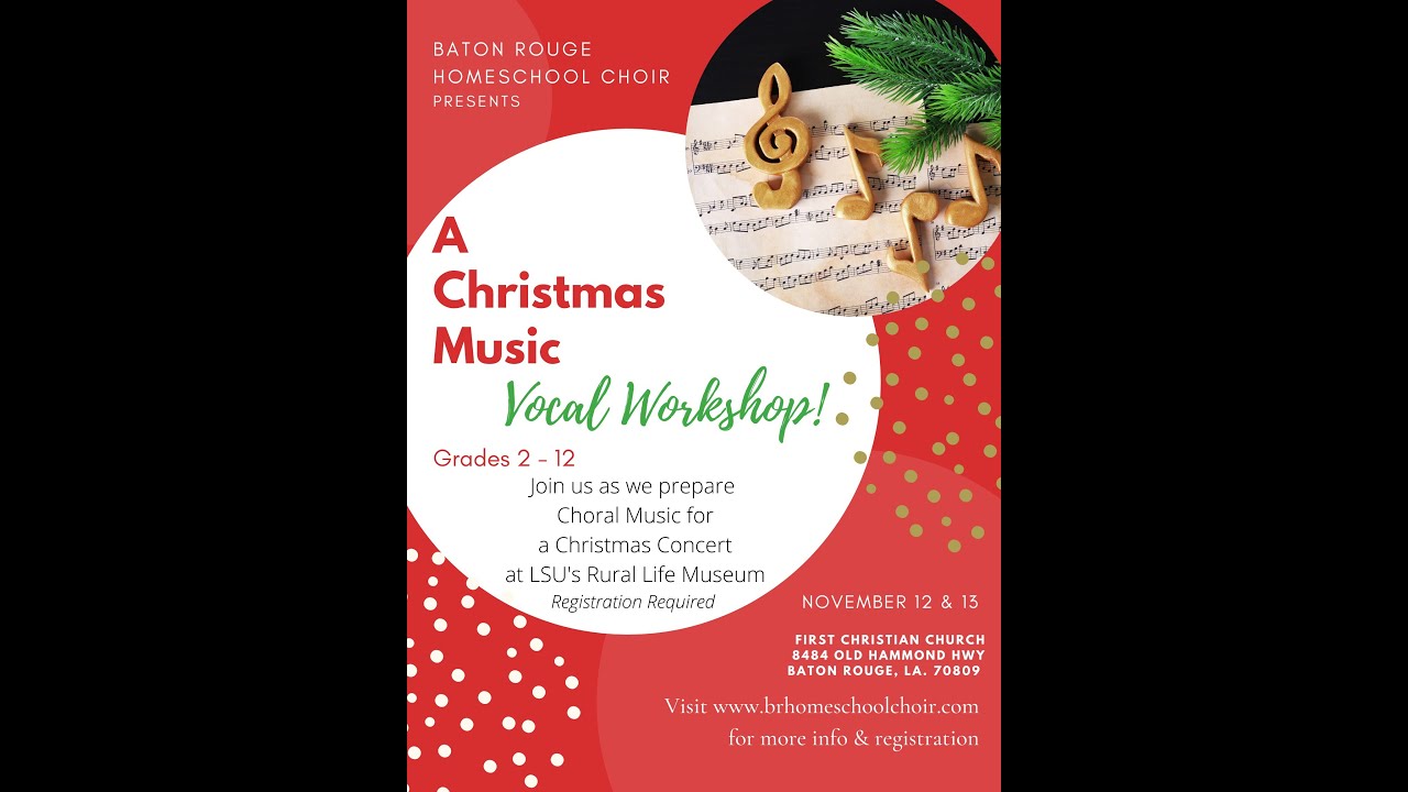 Baton Rouge Homeschool Choir Vocal Workshop - YouTube