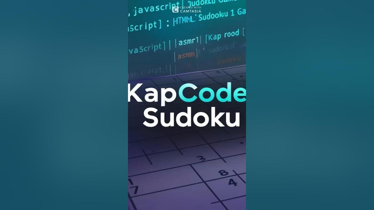 Sudoku Game | Html-Css-JavaScript | KapCode ASMR | No Talking Part-14 - YouTube