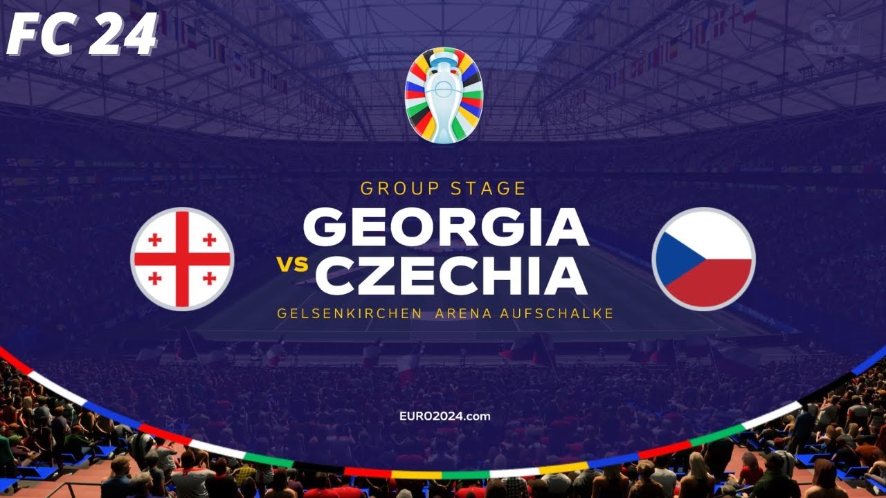 Georgia vs Czech Republic | EURO 2024 | EA FC 24 | - YouTube