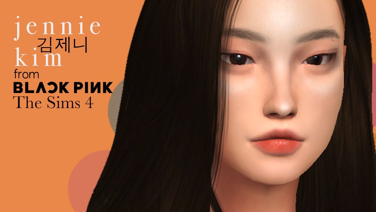 THE SIMS 4 - CREATE A SIM - JENNIE KIM [CC LINK] - YouTube