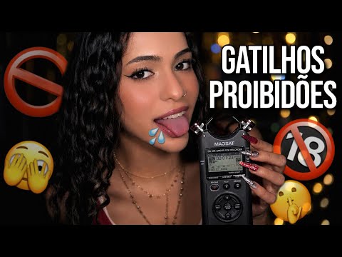 GATILHOS PROIBIDÕES DO ASMR 😳