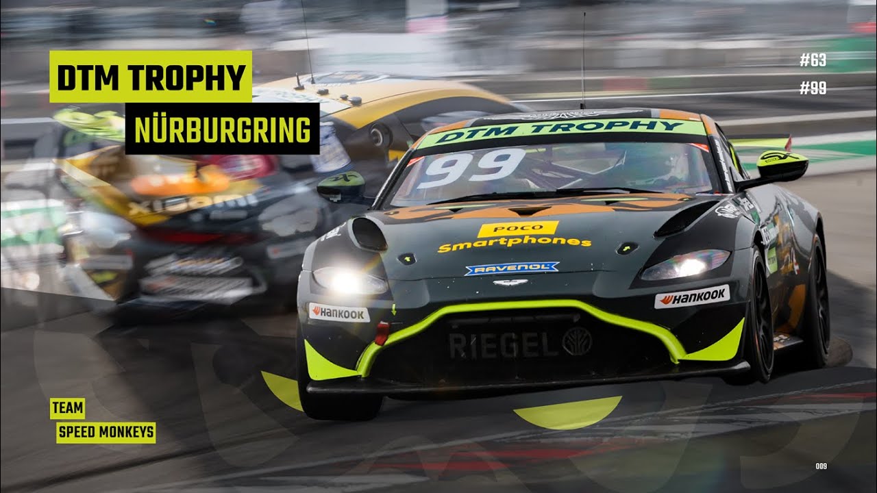 DTM Trophy - Rennen 7 & 8 Nürburgring 2022 - Team Speed Monkeys - YouTube