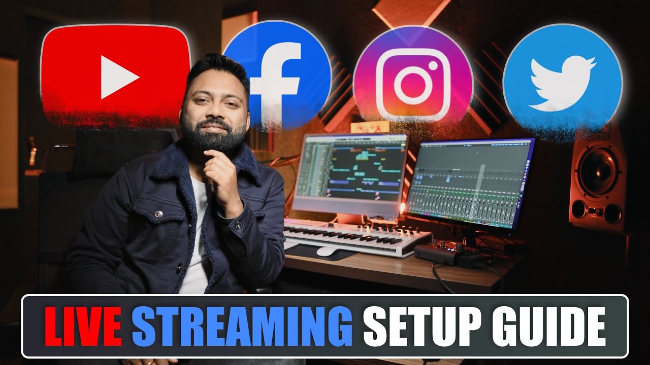 Professional Live Streaming Setup Hardware & Software For Youtube ...