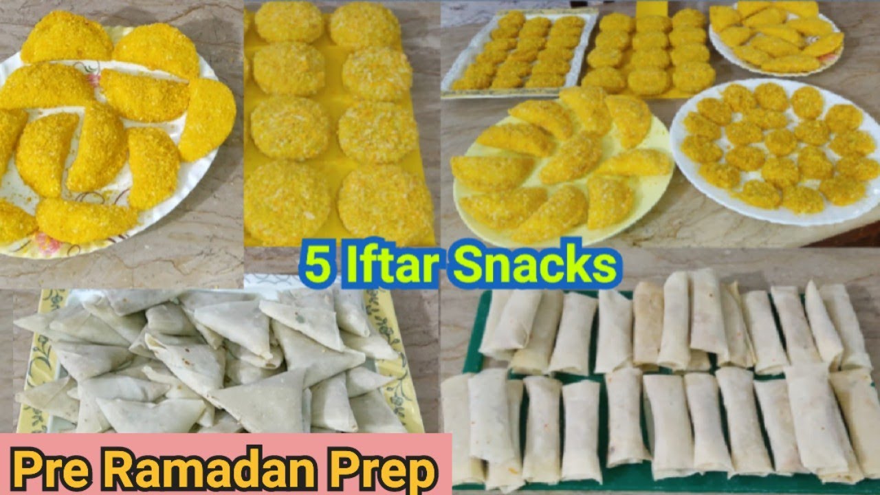 Pre Ramadan Food Preparation ideas|Frozen Snacks|Chicken Half moon ...