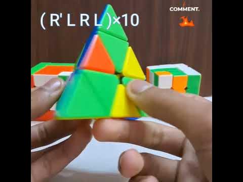 Amazing pattern on Pyraminx Cube⚡#shorts #youtubeshorts #rubikscube #shortsvideo #viral - YouTube
