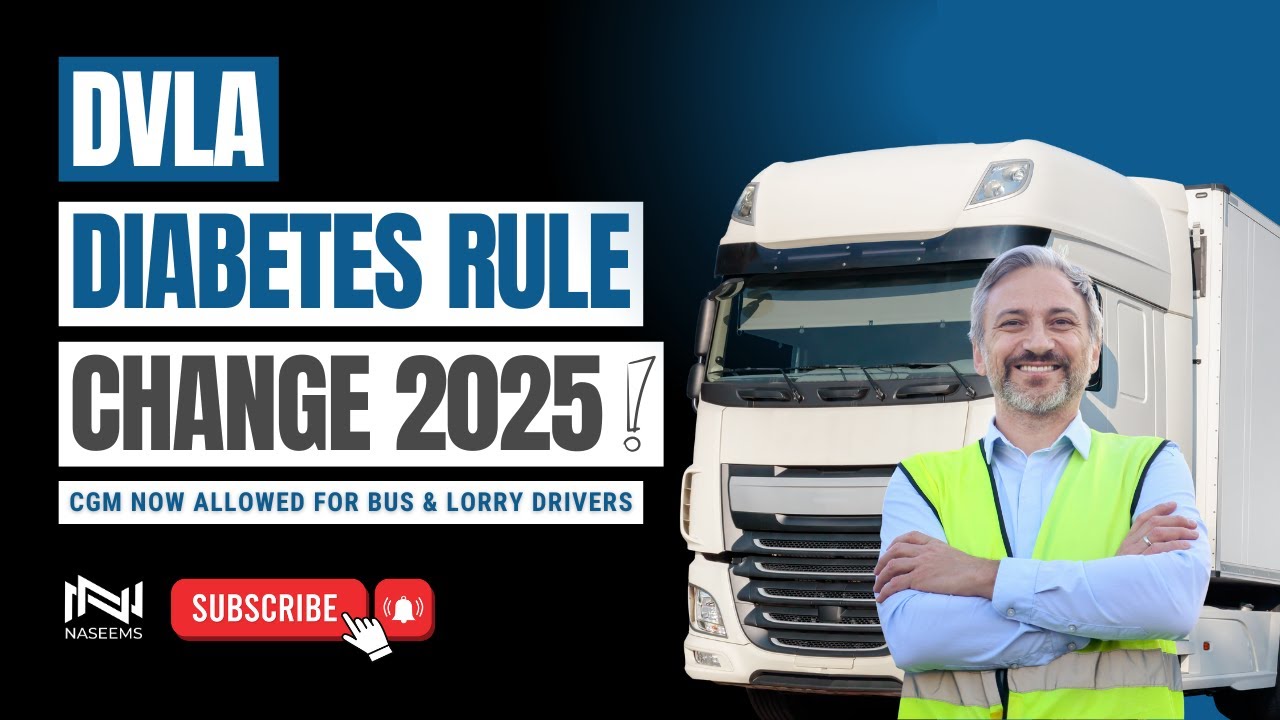 Diabetes Drivers Can Now Use CGM Technology| Important Update for Bus ...