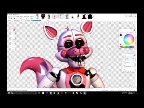 [FNAF | Speed Edit] Making Purple Guy inside Funtime Foxy! - YouTube