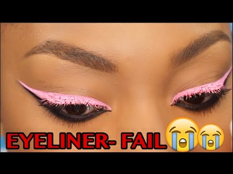 EYELINER - FAIL :( - YouTube