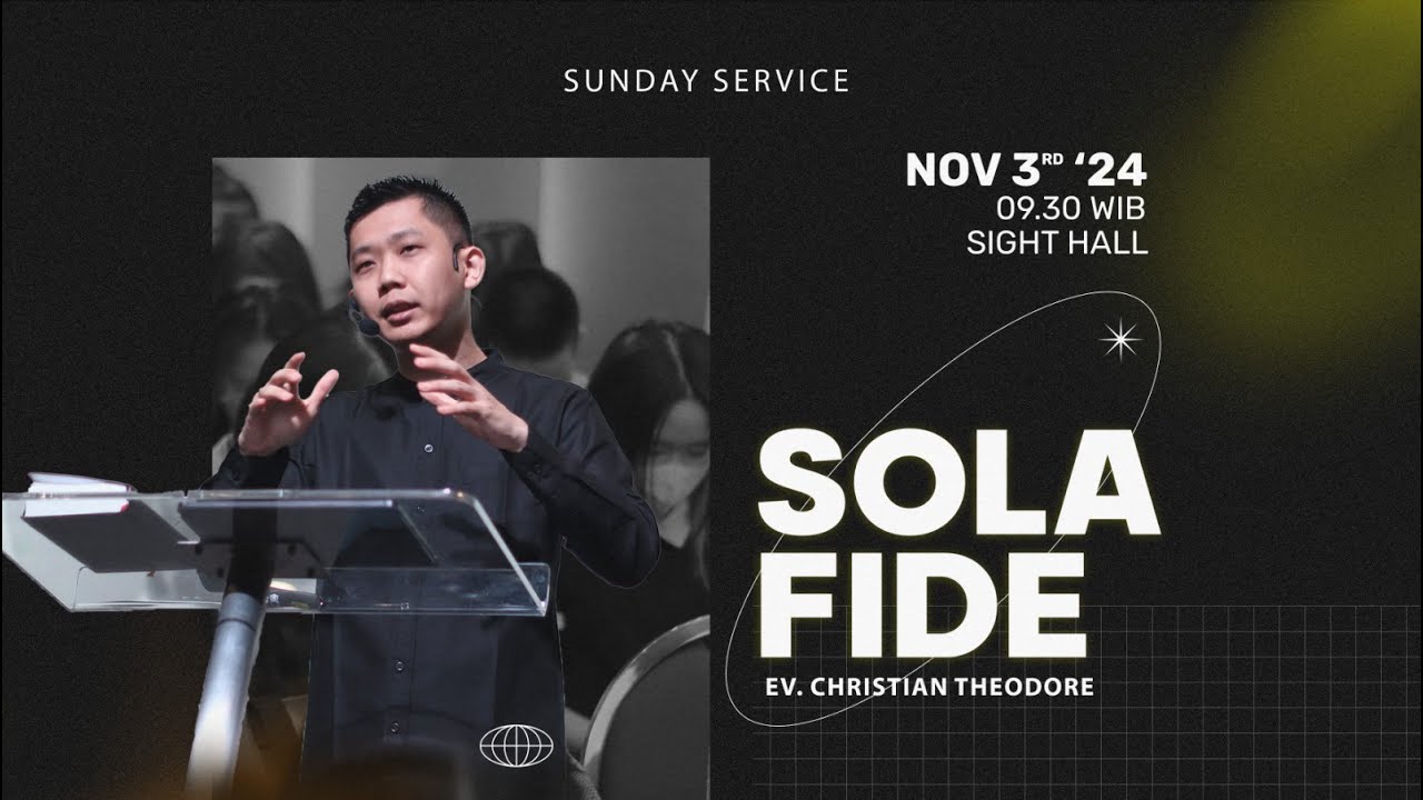 T&Y SUNDAY SERVICE, November 3 Rd, 2024 - Sola Fide | Ev. Christian ...
