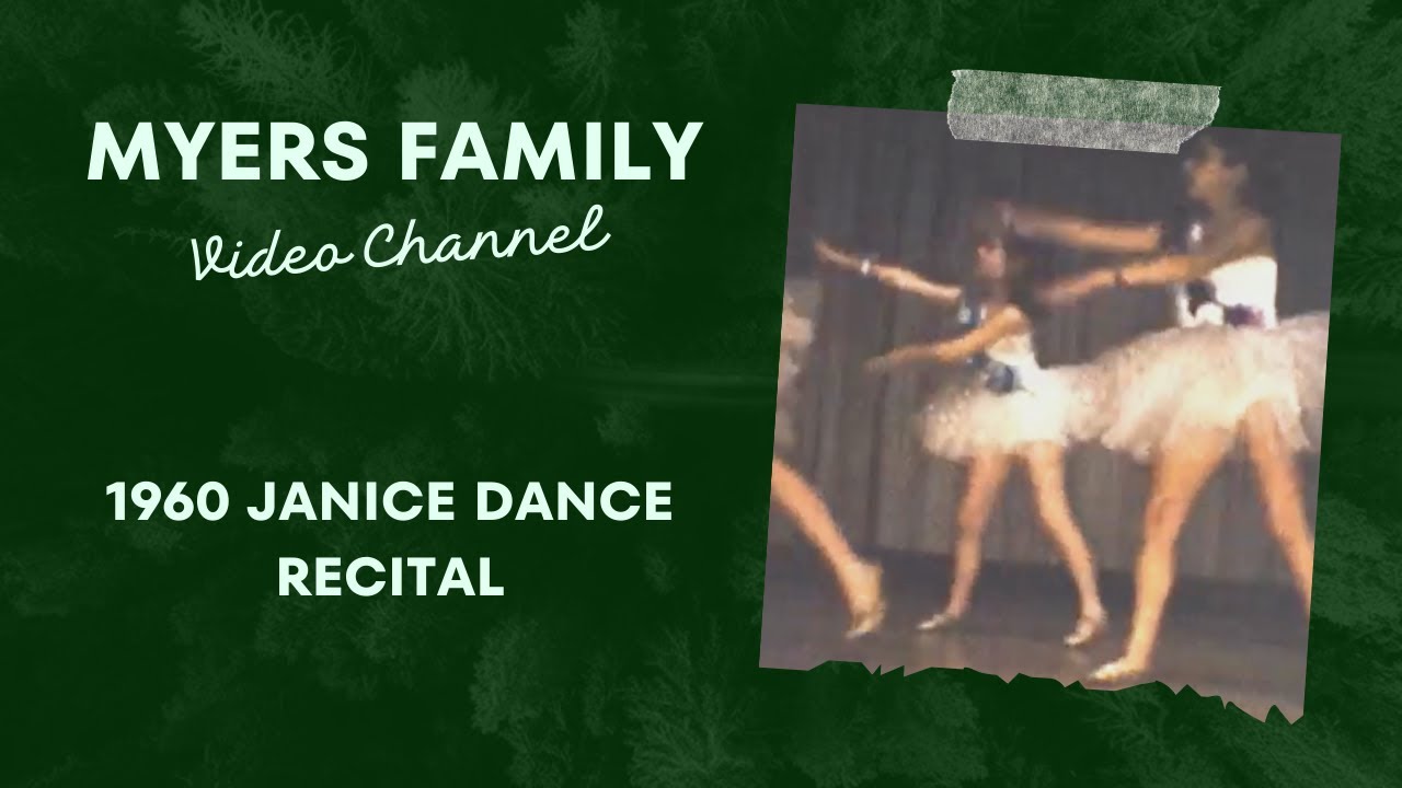 1961 Janice Dance Recital - YouTube