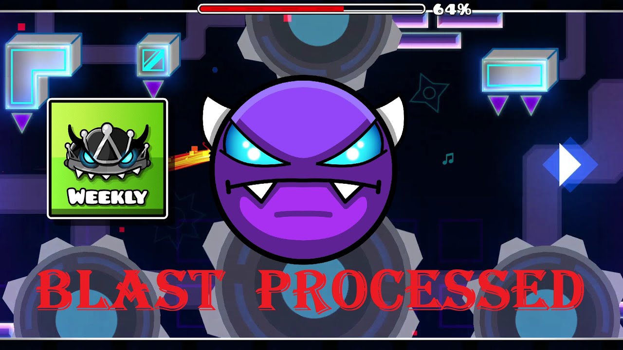 Blast Processed by Jirk (easy weekly demon)(no coins) - YouTube