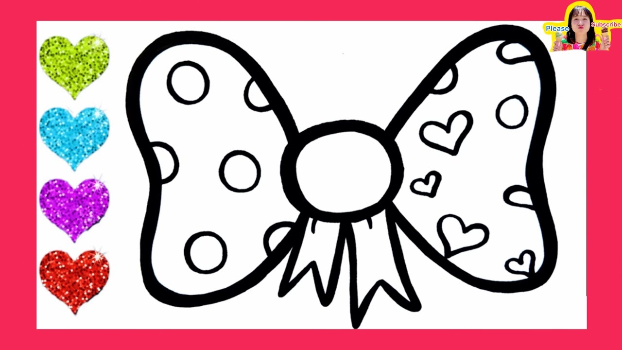 How to draw a Bow Easy Step by step || Bow Drawing || Drawing for kids ...