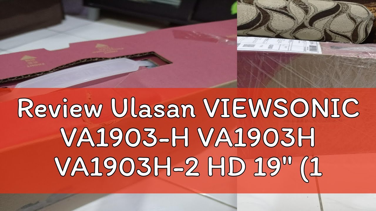 Review Ulasan VIEWSONIC VA1903-H VA1903H VA1903H-2 HD 19" (1366x768 ...