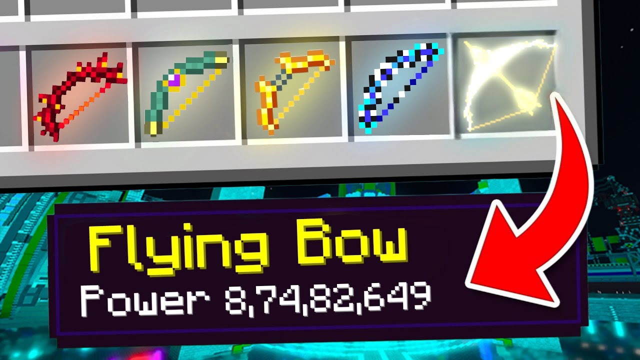 I Can Create Custom OP Bows IN Minecraft - YouTube