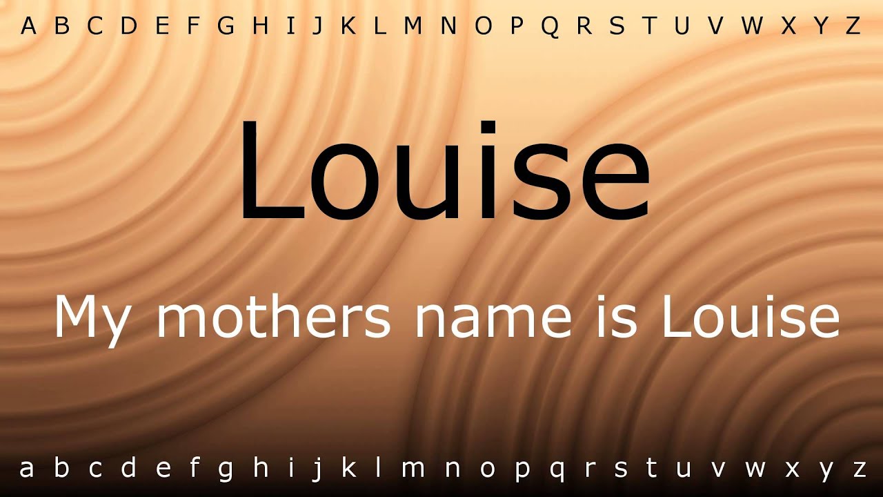 How To Say Louise With Zira mp4 YouTube how-to-say-louise-with-zira-mp4-youtube