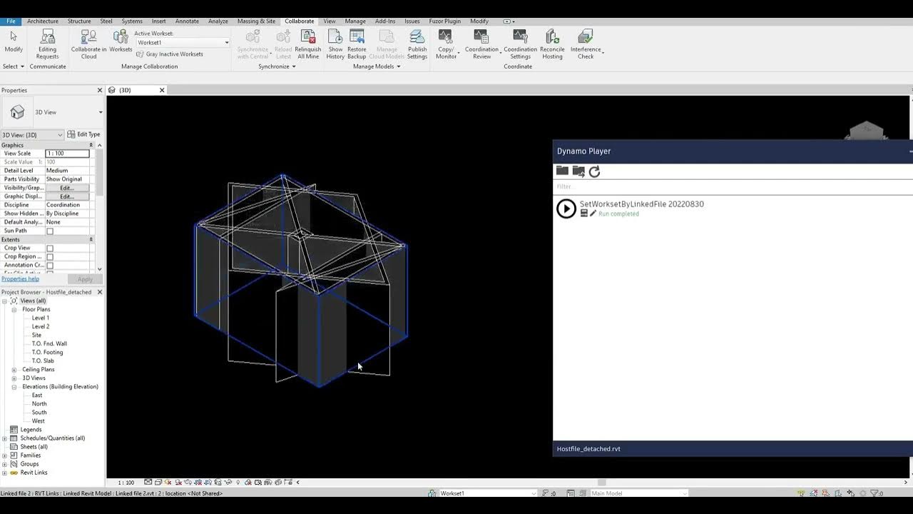 [Dynamo] Revit Example 2 ~ Creating and Renaming Worksets from Linked files - YouTube