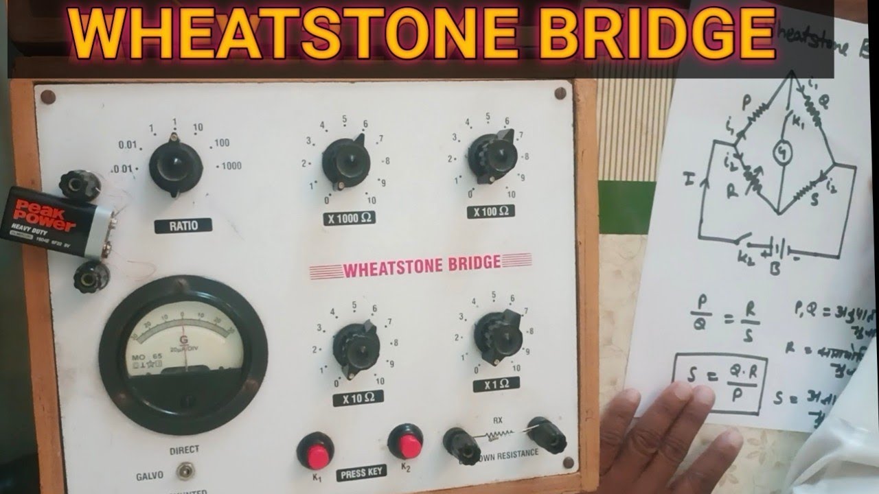 WHEATSTONE BRIDGE||व्हीटस्टोन ब्रिज #scienceexperiment#project #viral ...