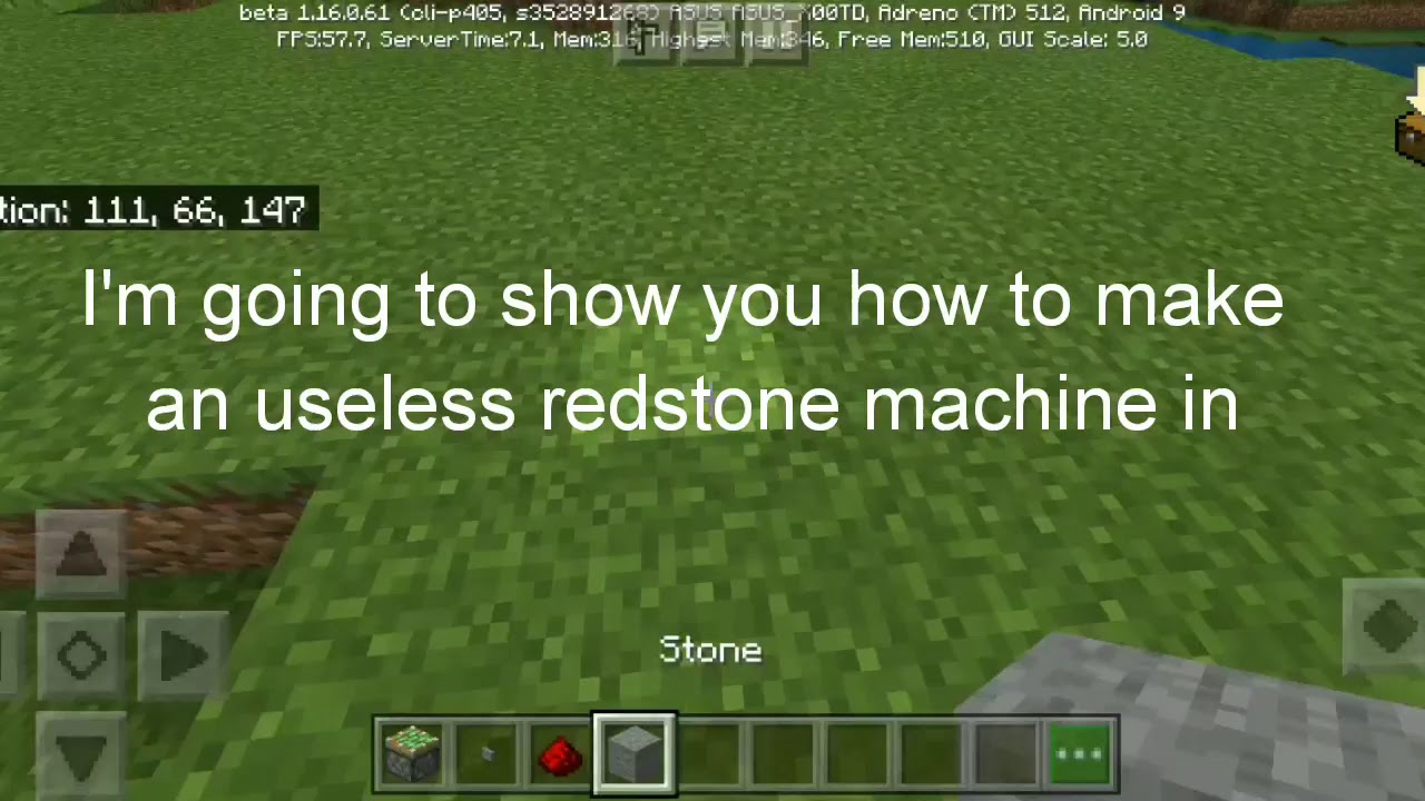 How to make useless redstone machine in Minecraft| very easy - YouTube