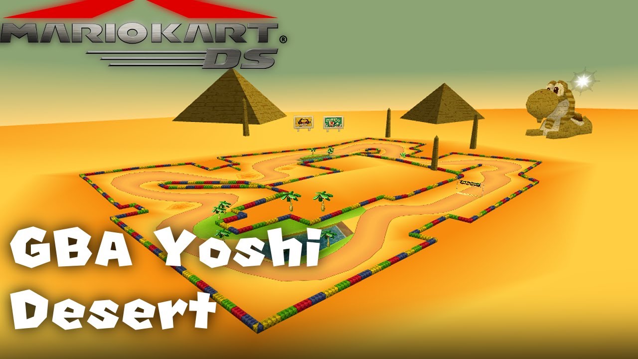 GBA Yoshi Desert - Mario Kart DS Custom Track - YouTube