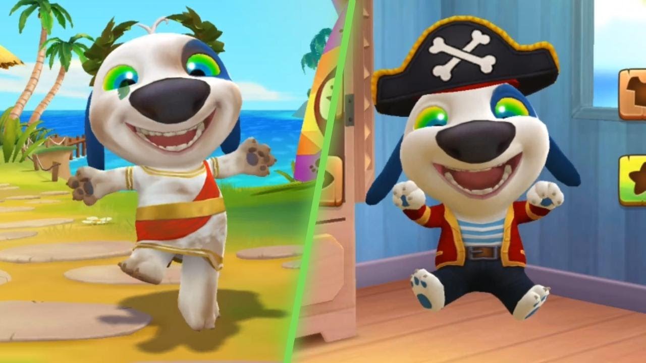 My Talking Hank RAINBOW EYES Hank Eating and More - Funny Things - YouTube