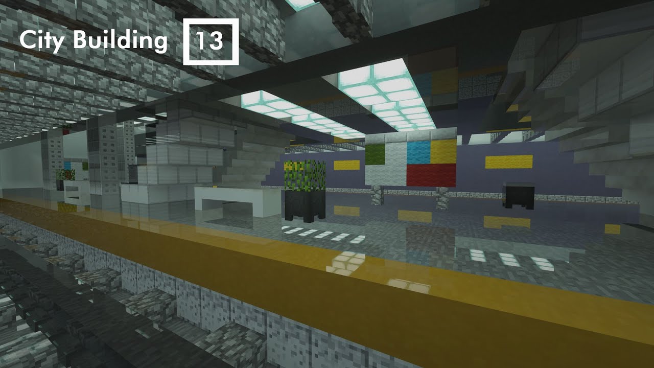Minecraft City Building #13 II Subway system II Minecraft Timelapse ...