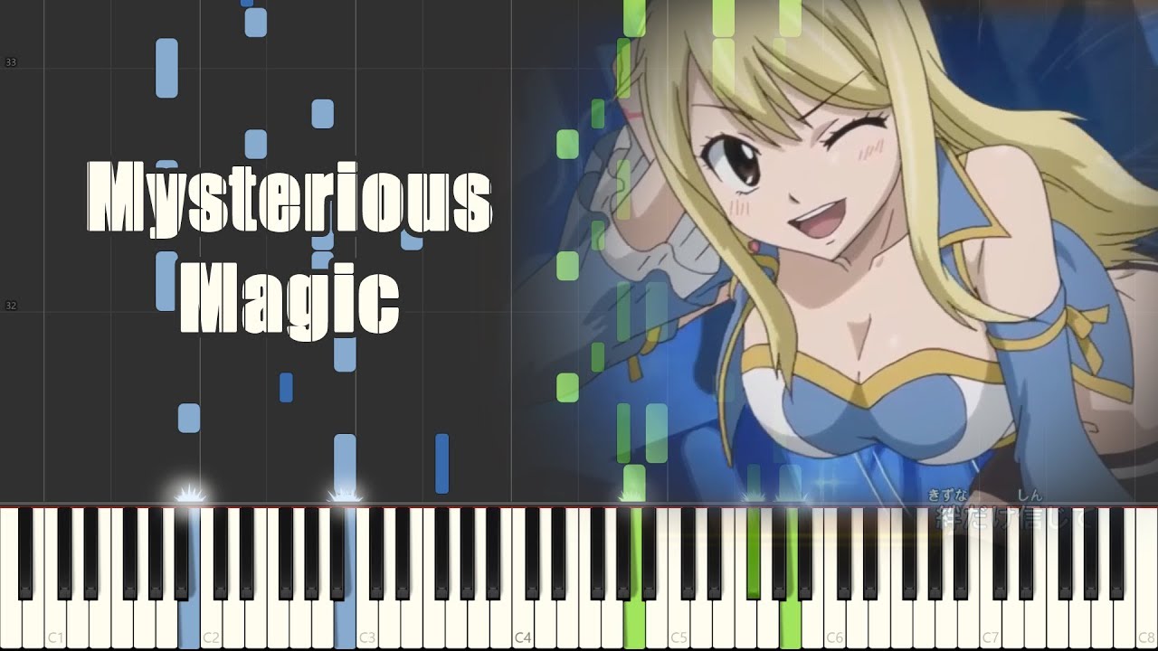 Fairy Tail Opening 17 - Mysterious Magic (Piano Synthesia) - YouTube