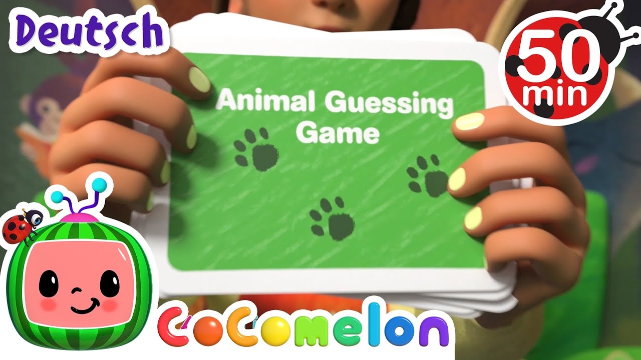 Das Tiere-Rate-Lied | CoComelon - JJ's Animal Time Deutsch | Cartoons ...