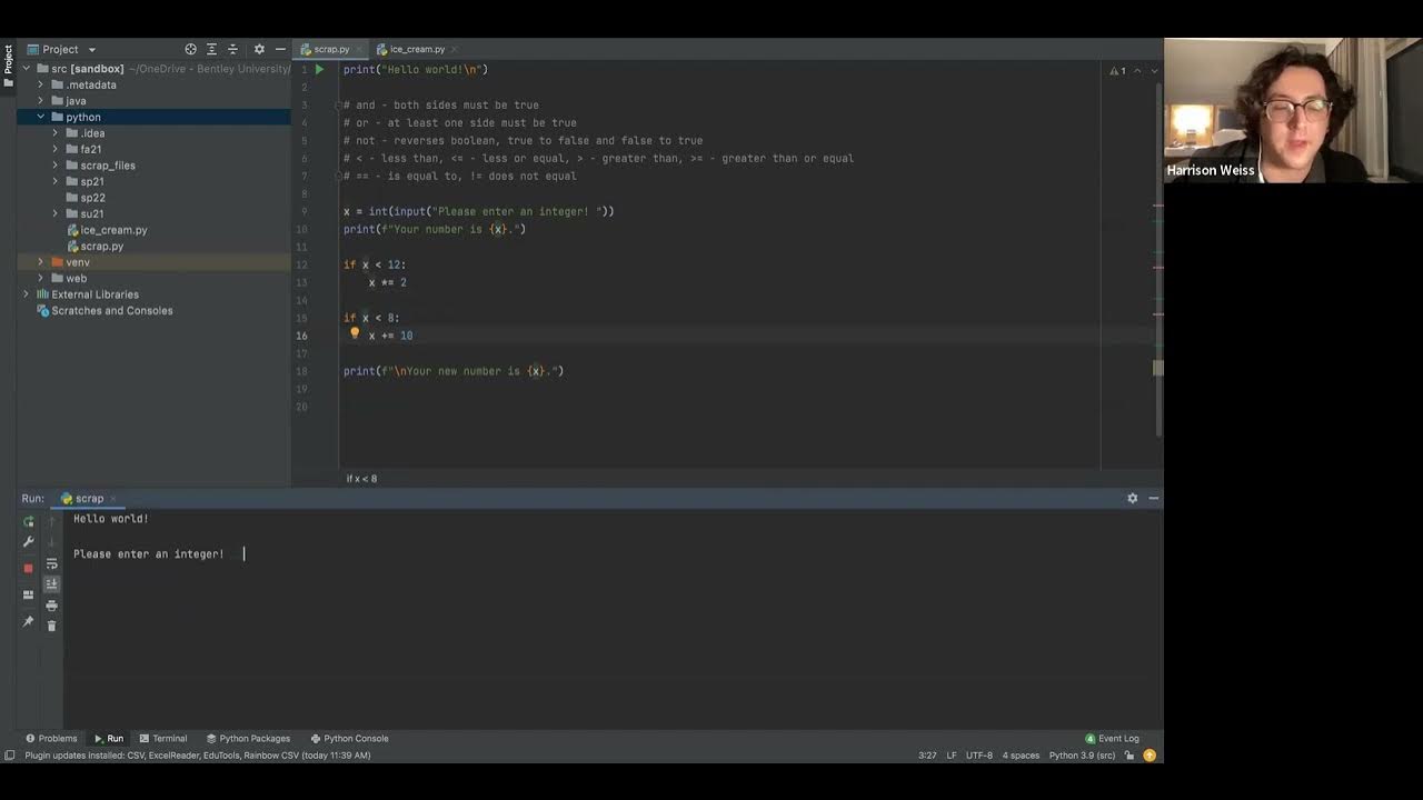 Control Structures Part 1 - YouTube