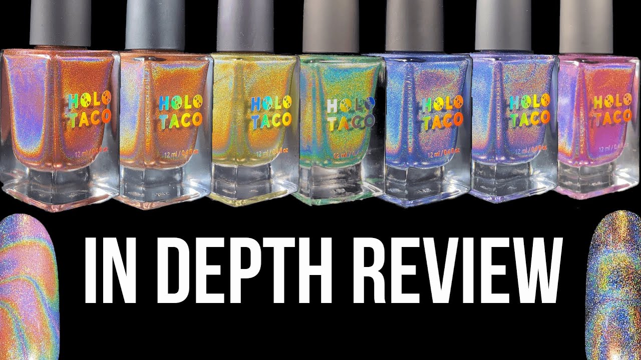 Holo Taco Pastel Rainbow Collection 2021 Review [Will It Water Marble ...