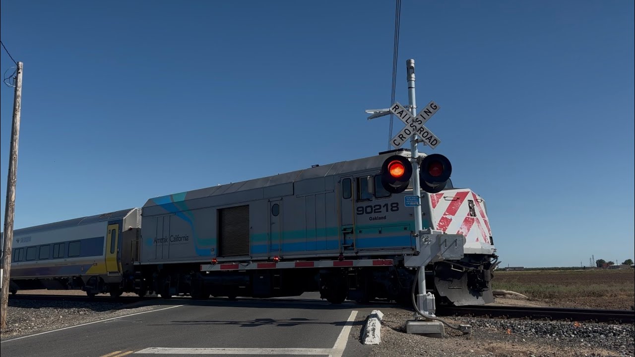Amtrak CDTX 90218 San Joaquins Train 710 South - S. Van Allen Road ...