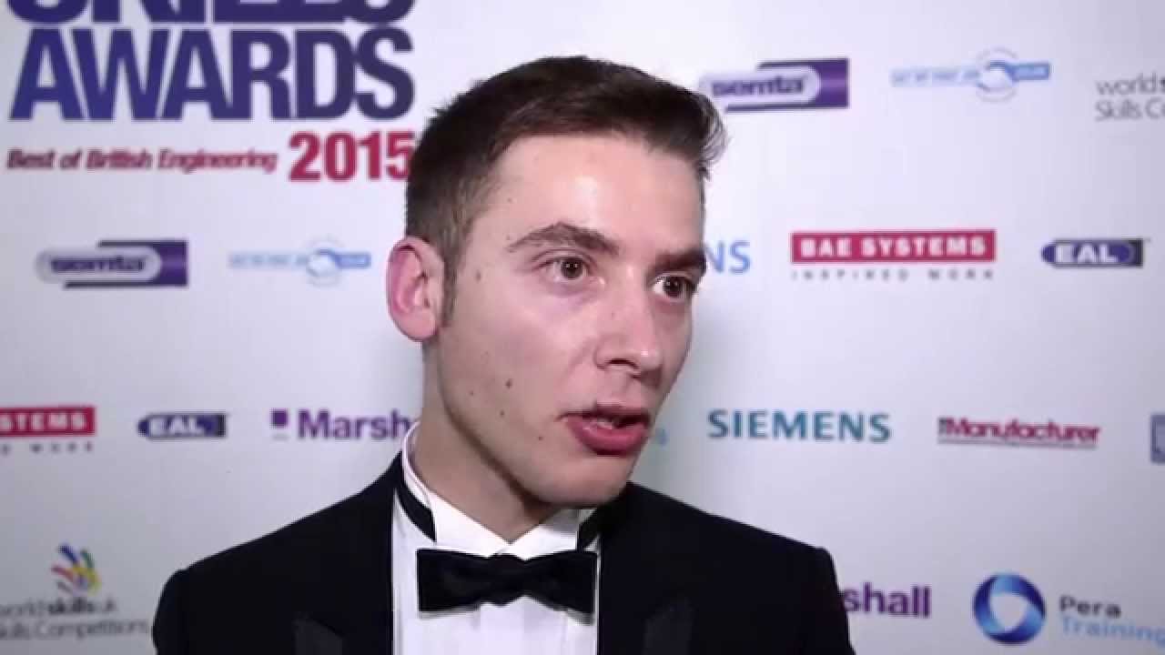 Stefano Persico - Graduate of the Year, Semta Skills Awards 2015 - YouTube