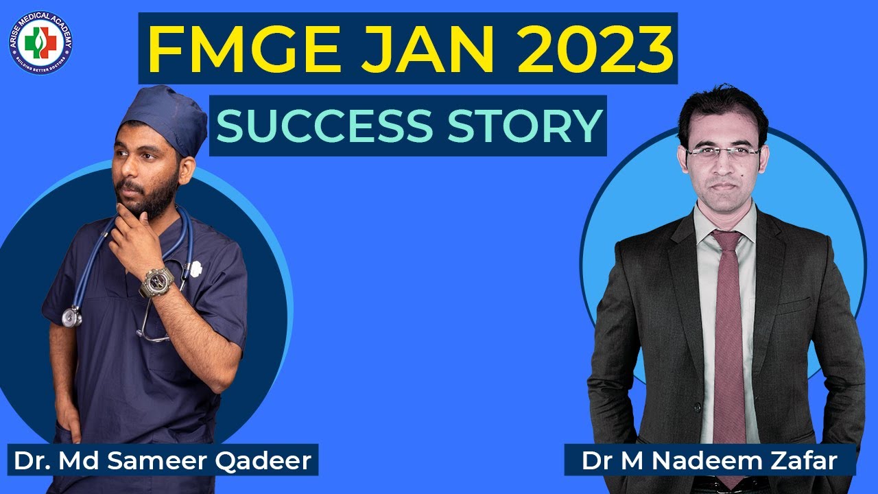 FMGE Success Story : Dr. Mohammed Sameer | Jan 2023 - YouTube