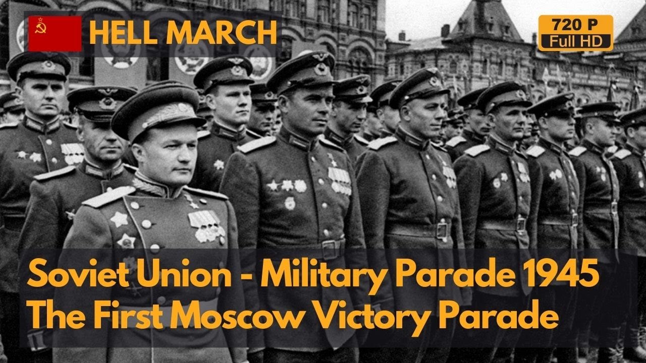 Soviet Union Soldiers Marching