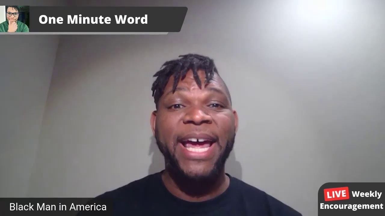 Extended One Minute Word- What I need from my White Allies - YouTube