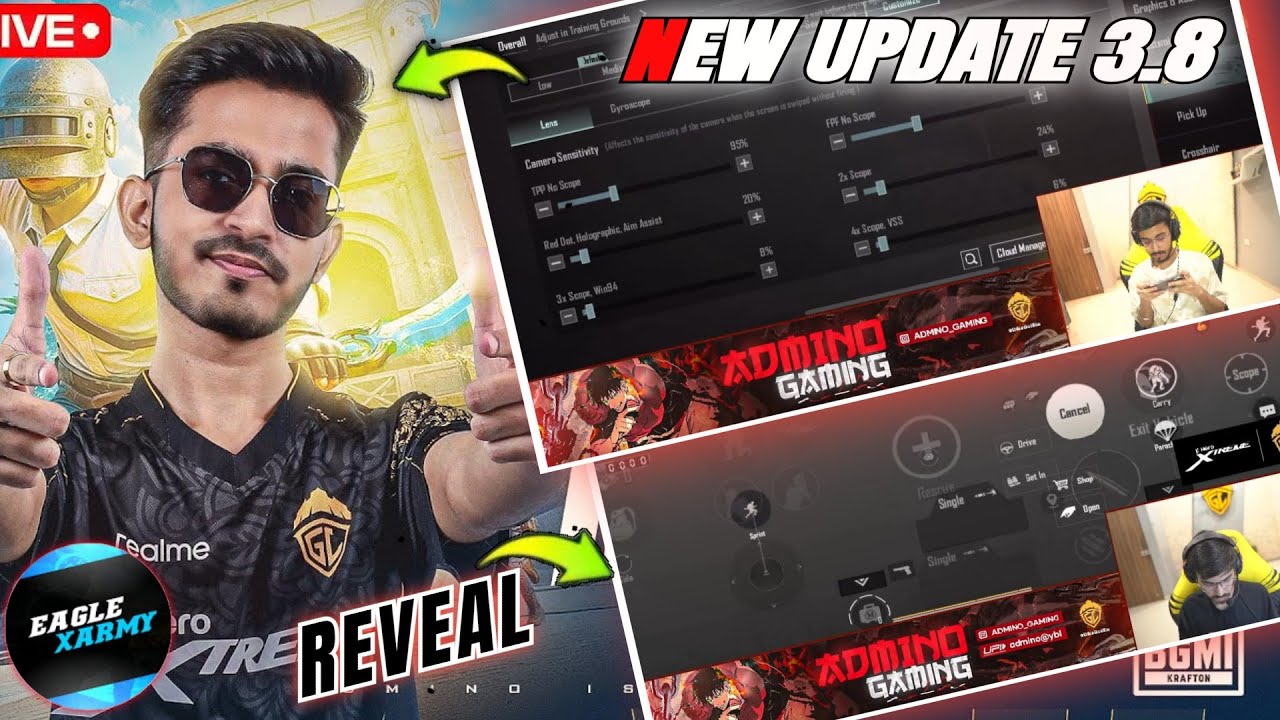 UPDATE 3.8 | ADMINO GAMING SENSITIVITY | ADMINO SENSITIVITY CODE | ADMINO GAMING CONTROL CODE ...