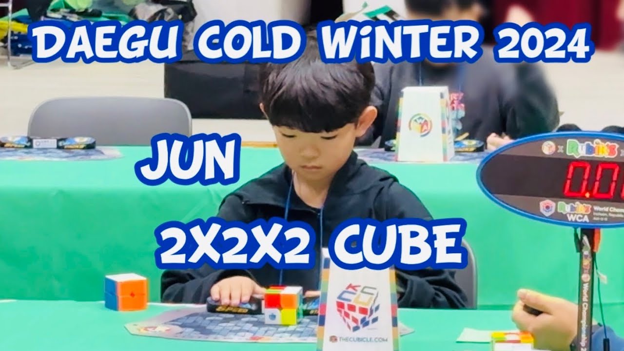 JUN Daegu Cold Winter 2024 2x2x2 CUBE - YouTube