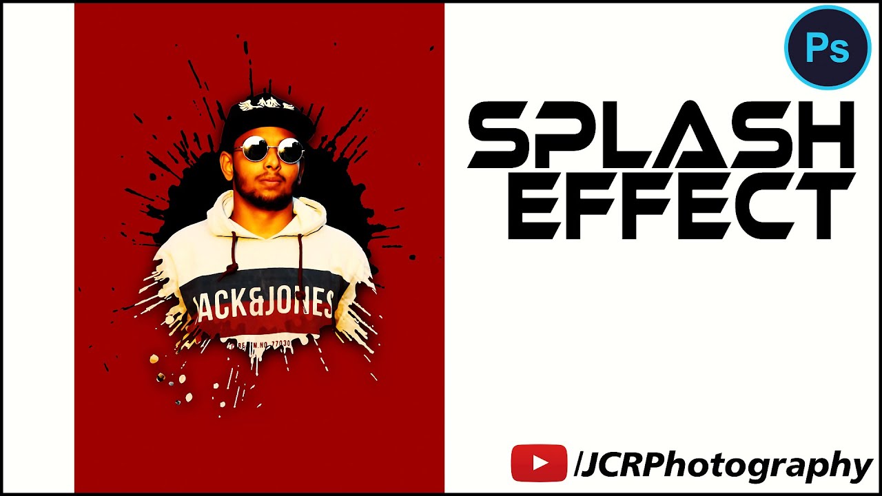 Splash Effect || Adobe Photoshop Tutorial || JCRPhotography - YouTube