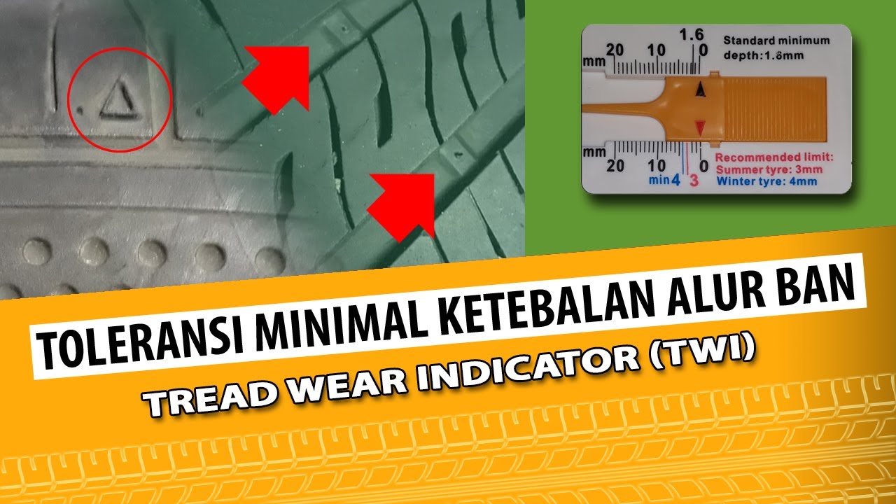 Tread Wear Indicator (TWI) - YouTube