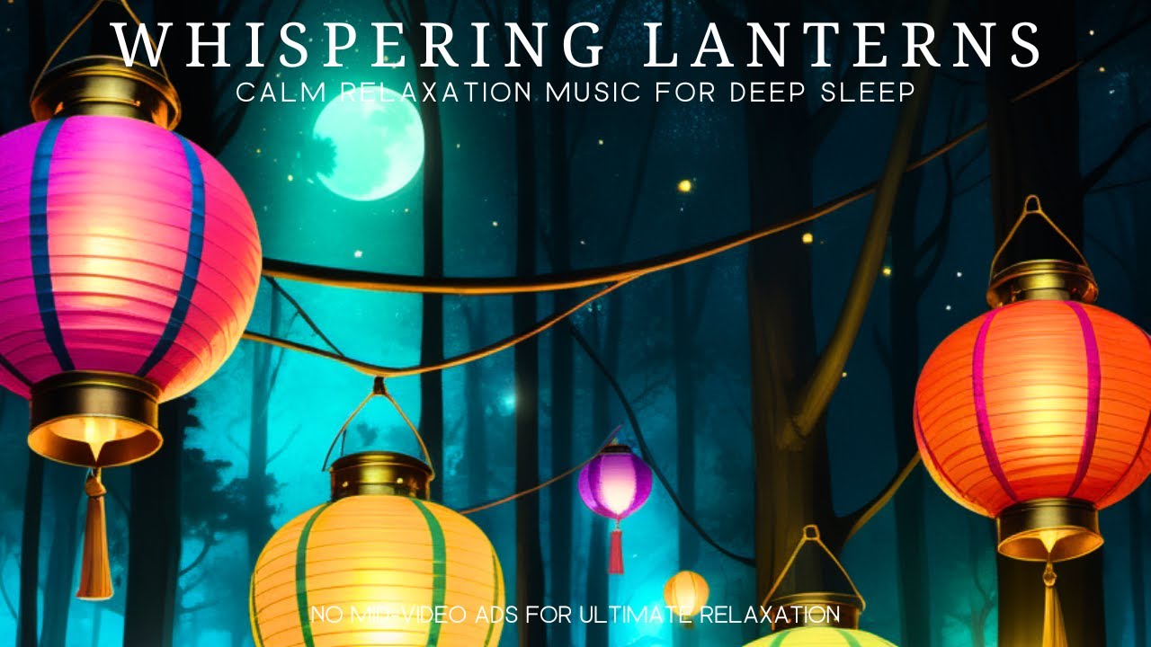 Whispering Lanterns: Calm Relaxation Music for a Deep Sleep - YouTube