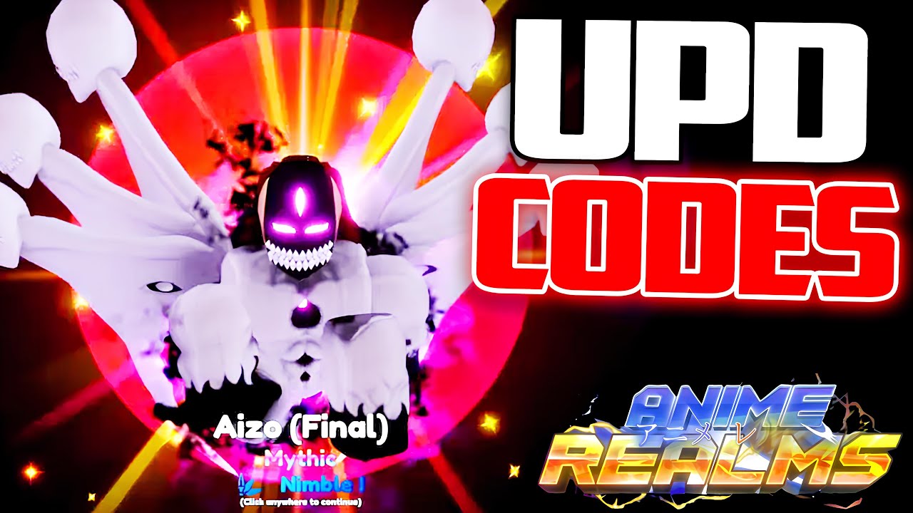 ANIME REALMS ALL NEW HUGEEEEE CODES - YouTube