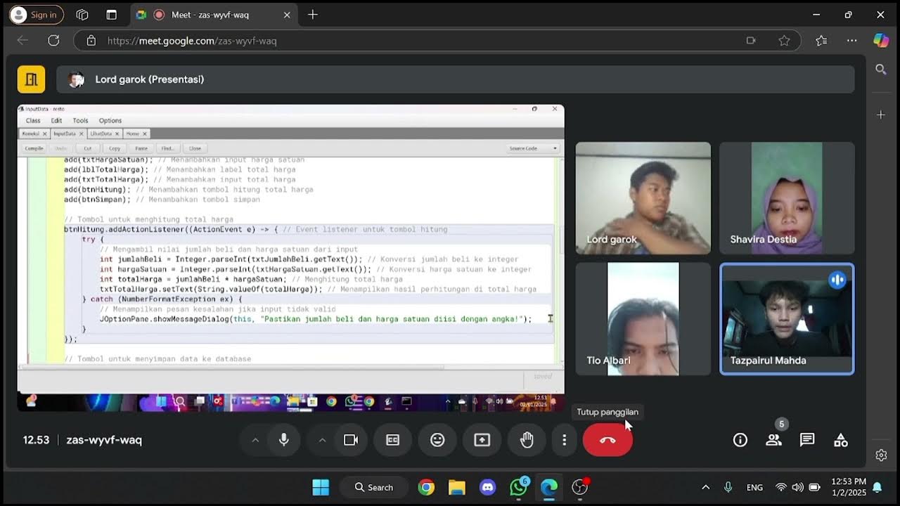 MEMBUAT APLIKASI SEDERHANA (aplikasi restoran) dengan blue j dan sqlite3 sebagai databasenya ...