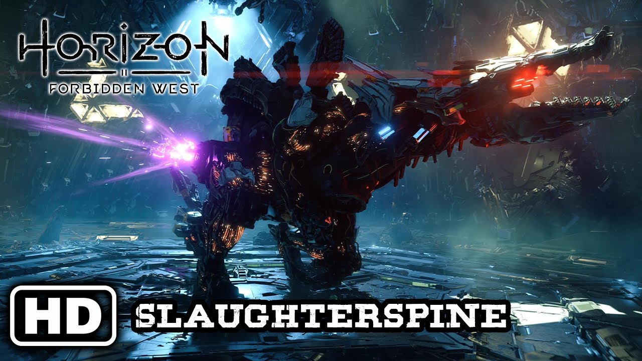 Horizon Forbidden West Boss Fight - Slaughterspine - YouTube