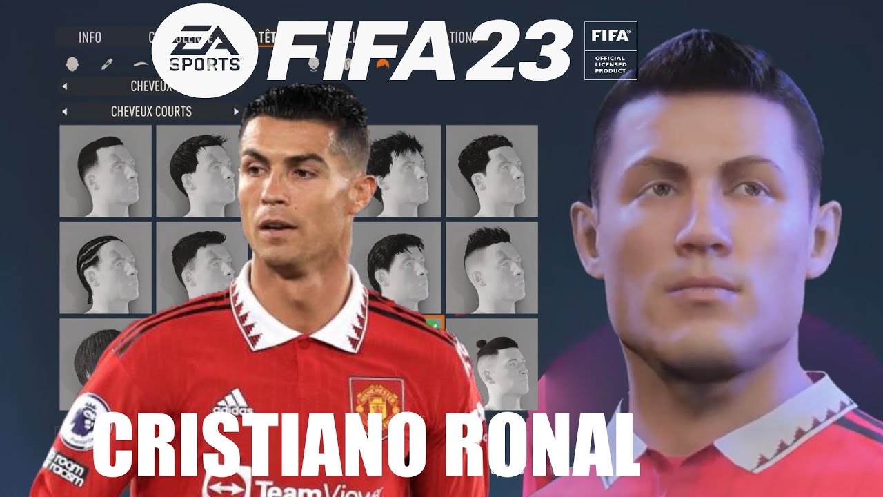 FIFA 23 - Create Cristiano Ronaldo Pro Clubs (Face Creation) - YouTube