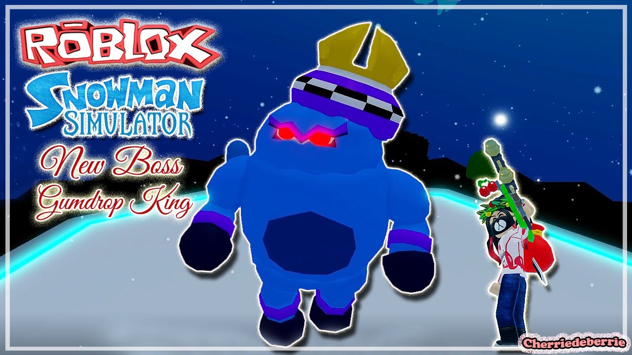 ☃Snowman Simulator Update☃ | Defeating The Gumdrop King Boss - YouTube