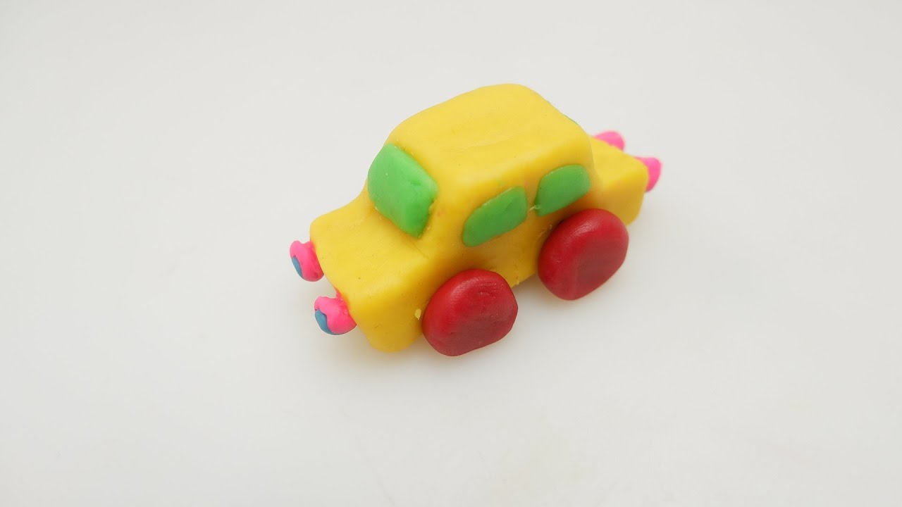 How To Make Cute Miniature Car From Clay | How to make a Car step by ...