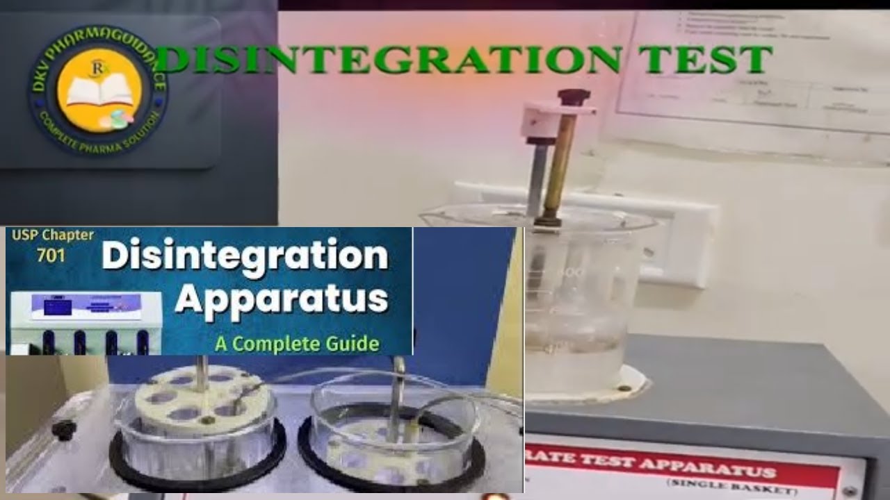 disintegration test | disintegration test for tablets |disintegration ...