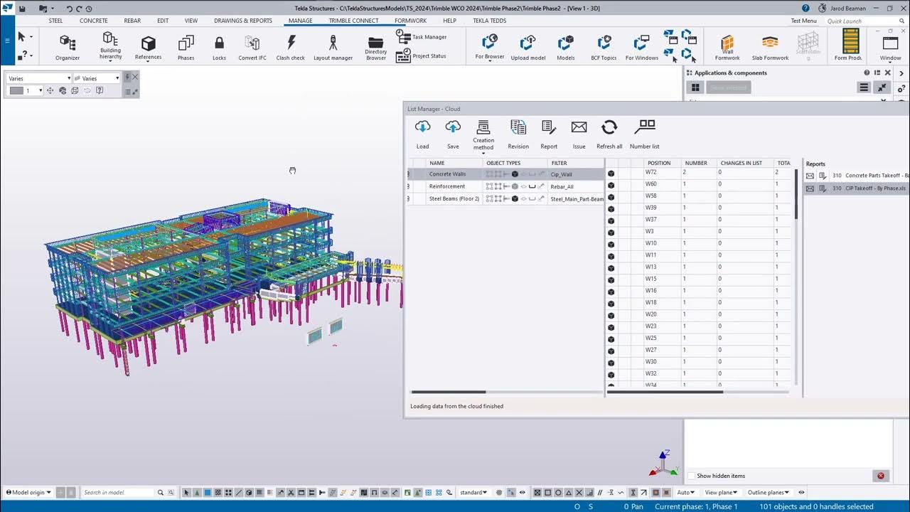 [Tekla Structures] List Manager Tool - YouTube