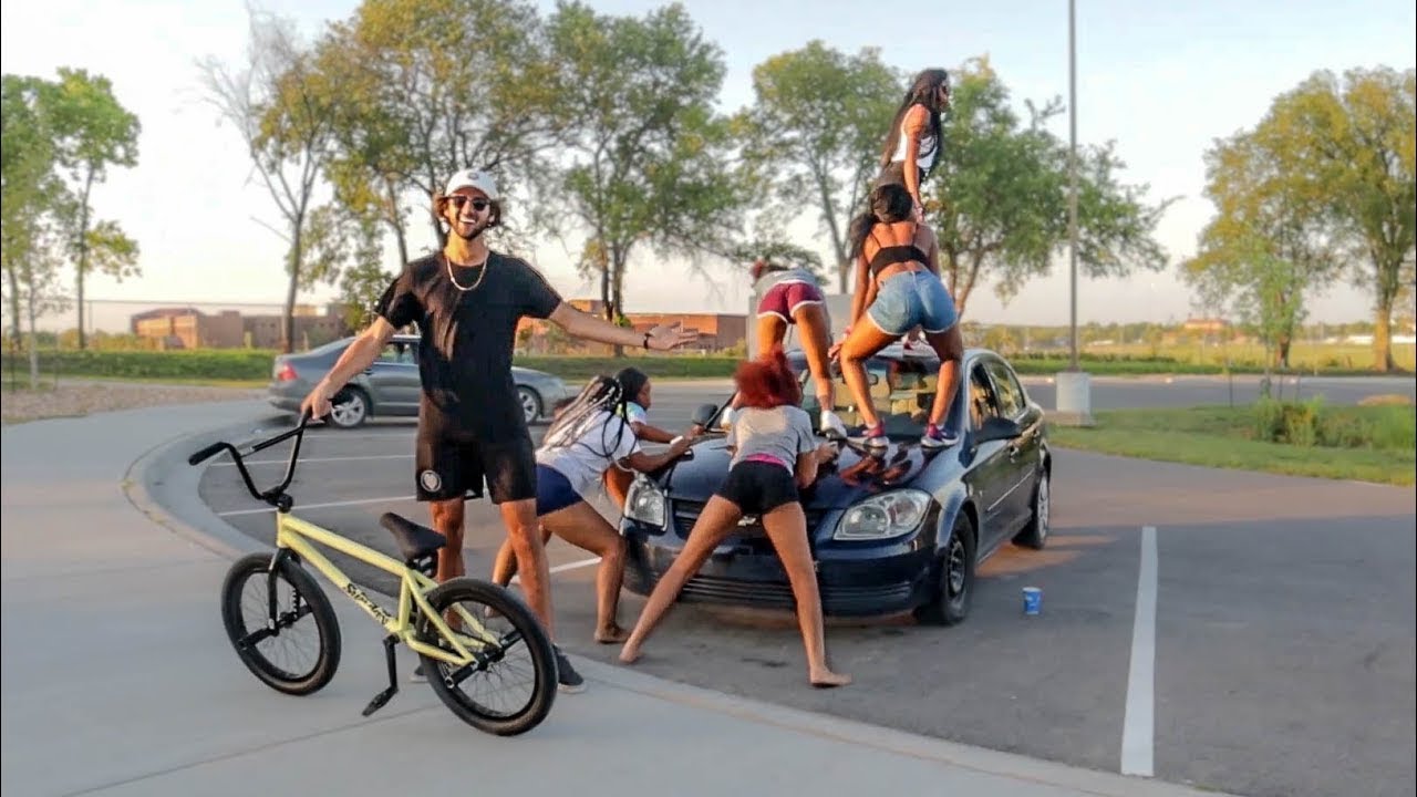 BMX GETS THE BABES! *BOSSQUAD GETS LIT* - YouTube