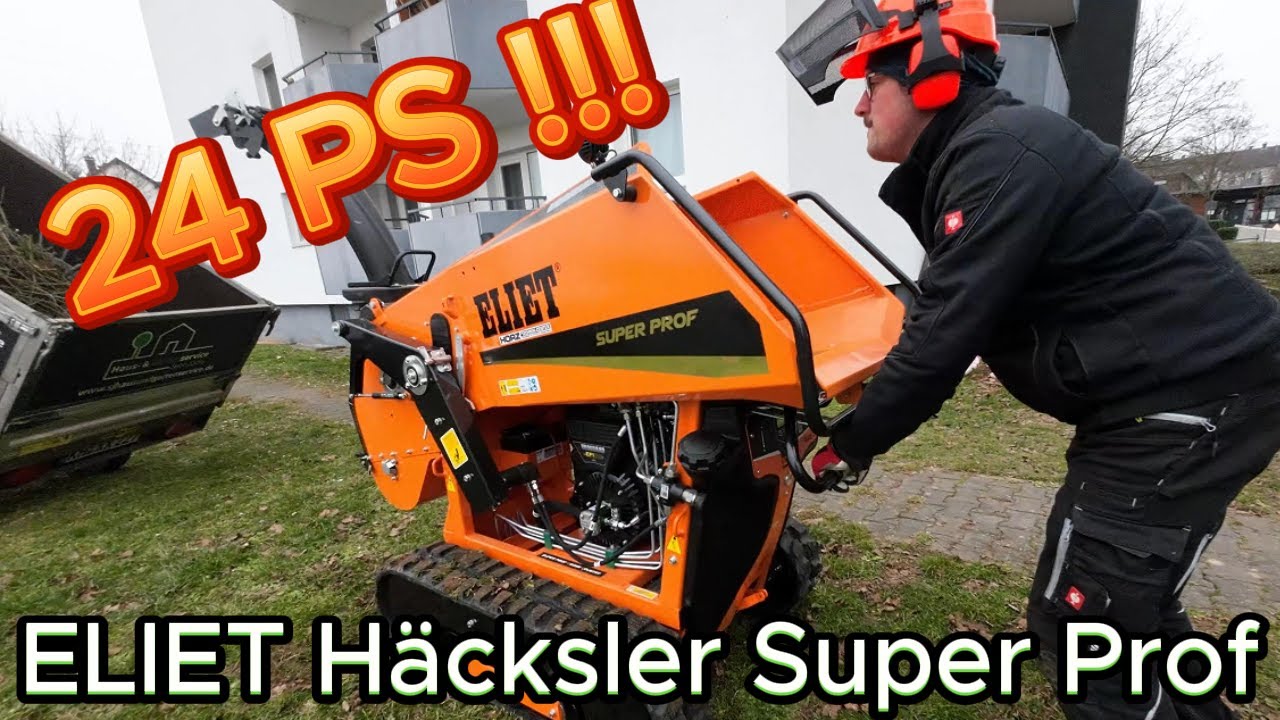 ELIET Häcksler SUPER PROF MAX Cross Country !!! Wir testen die neue ...